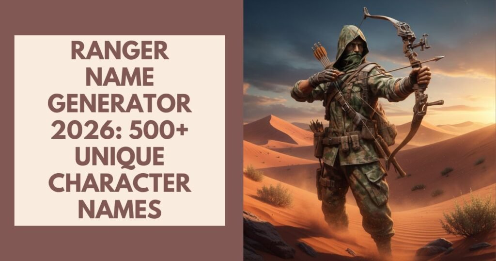 Ranger Name Generator 2026: 500+ Unique Character Names