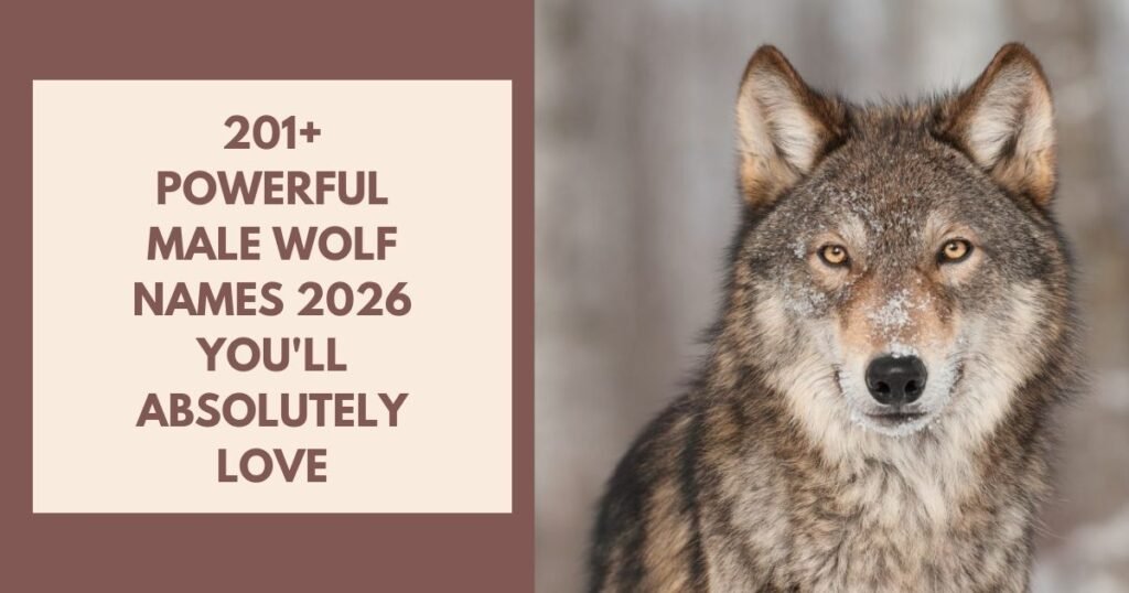 201+ Powerful Male Wolf Names 2026 You'll Absolutely Love